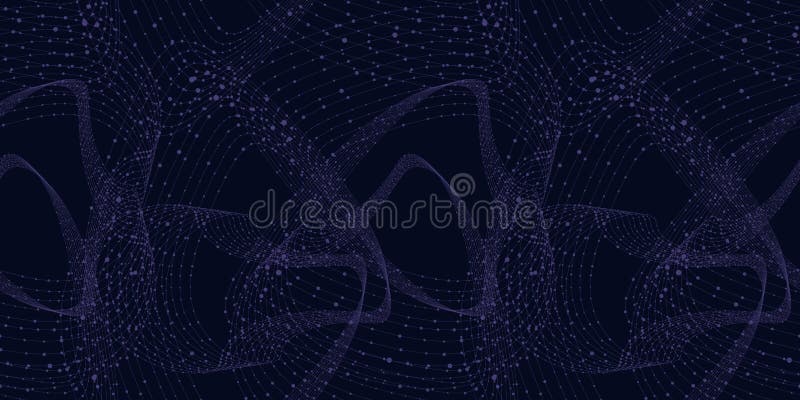 Vector Seamelss Abstract Background Template, Blue Color, Technology ...