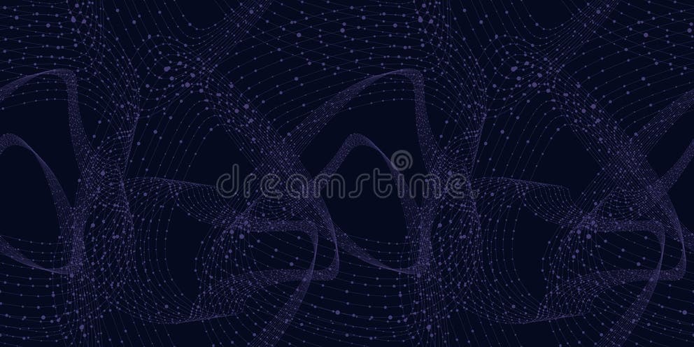 Vector Seamelss Abstract Background Template, Blue Color, Technology ...