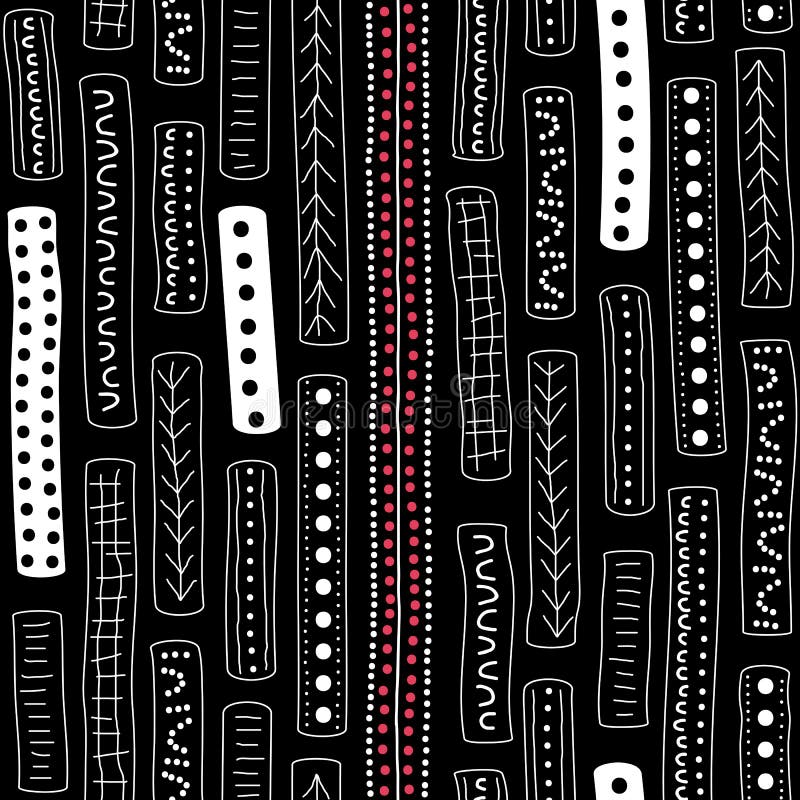 Vector Seamless Aboriginal Pattern Including Ethnic Australian Motive ...