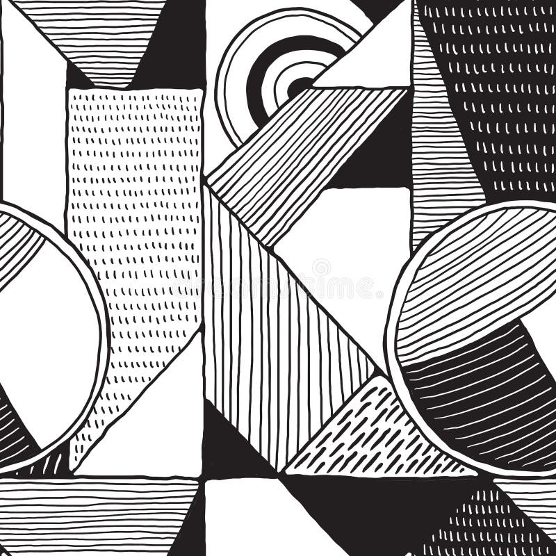 Vector Seamless Abstarct Pattern Stock Vector - Illustration of ...