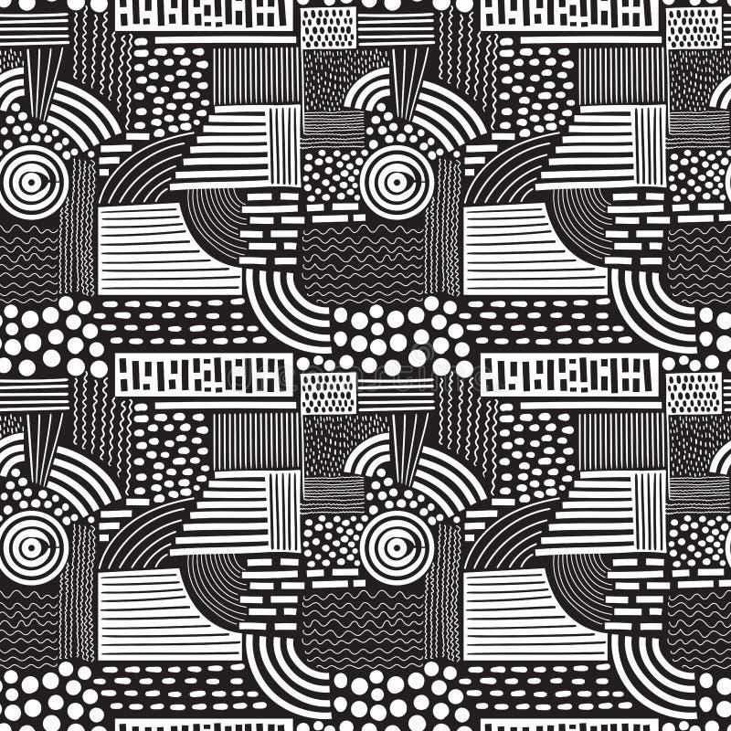 Seamless Abstract Pattern stock vector. Illustration of elegant - 33214492