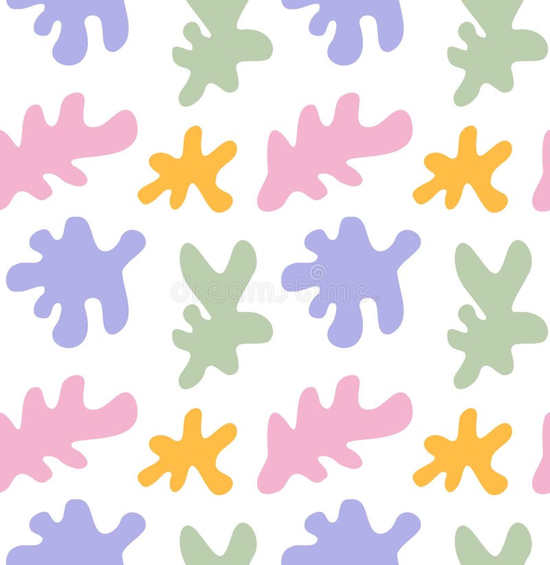 Vector Seamless Abstract Different Color Pattern Stock Vector ...