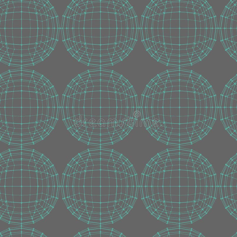 Vector Seamless Abstract Geometric Pattern. Repeating Mesh Polygonal ...