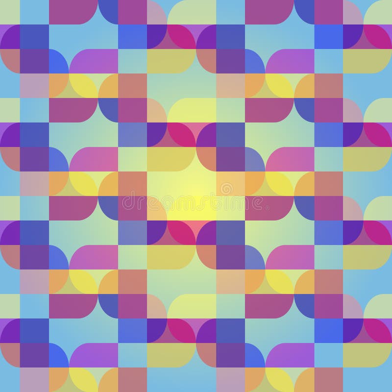 Colorful Abstract Seamless Pattern Stock Vector - Illustration of ...