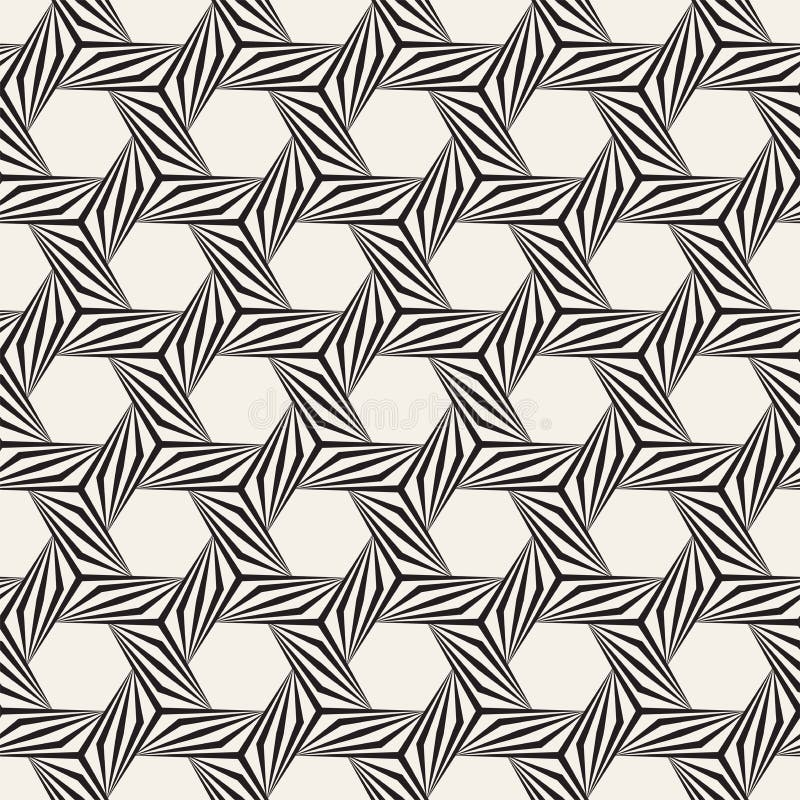 Vector Seamless Abstract Shapes Pattern. Modern Stylish Stripes Texture ...
