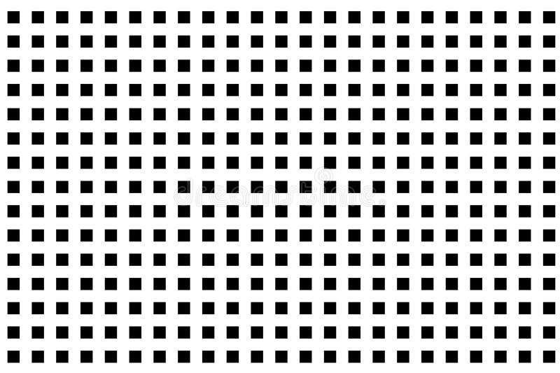 Vector Seamless Background, Black Square at White Stock Illustration ...