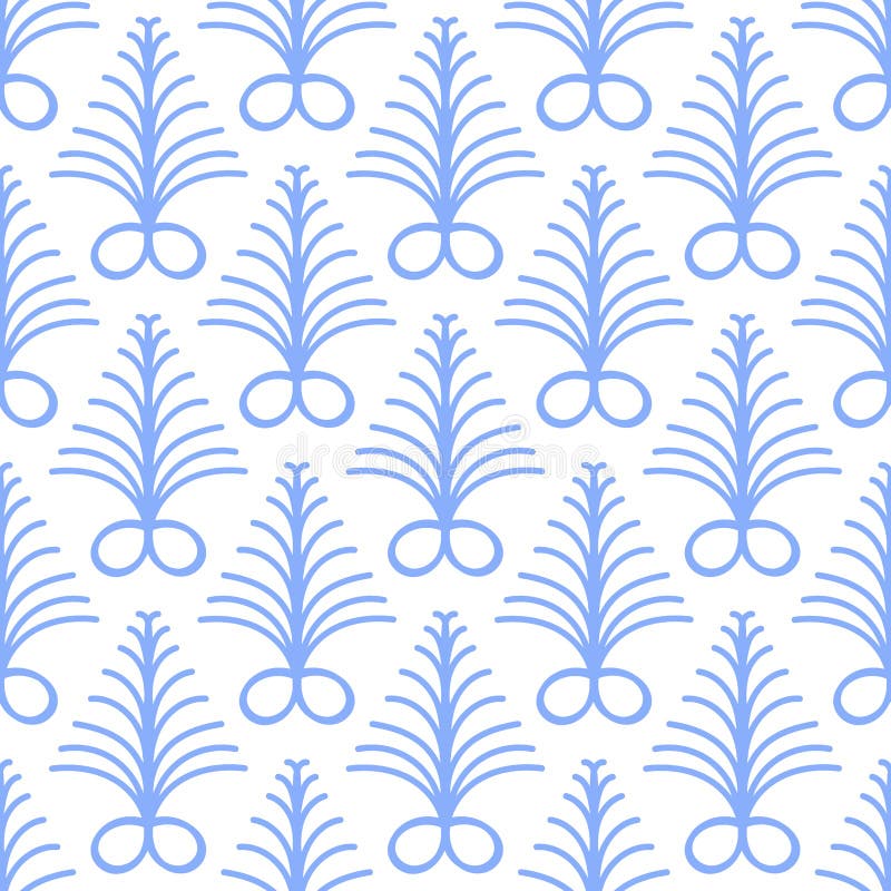 Vector Seamless Background with Fir Branches . Beautiful Repeating ...