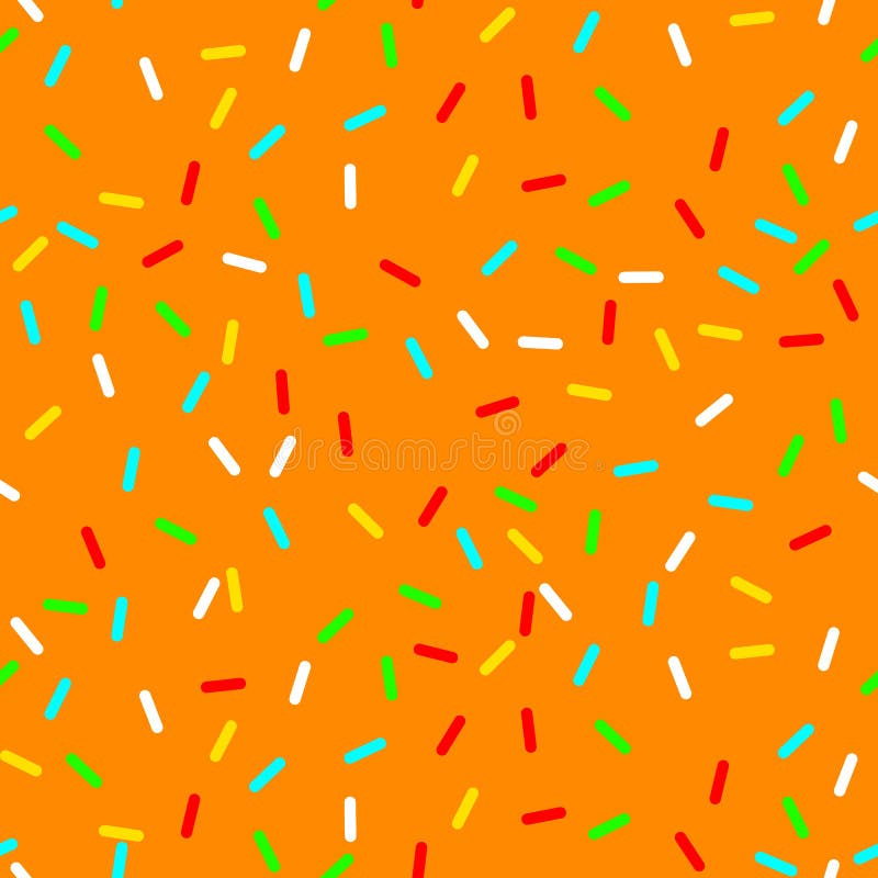 Dot Sprinkles Texture Seamless Vector Pattern, Hand Drawn Circles ...