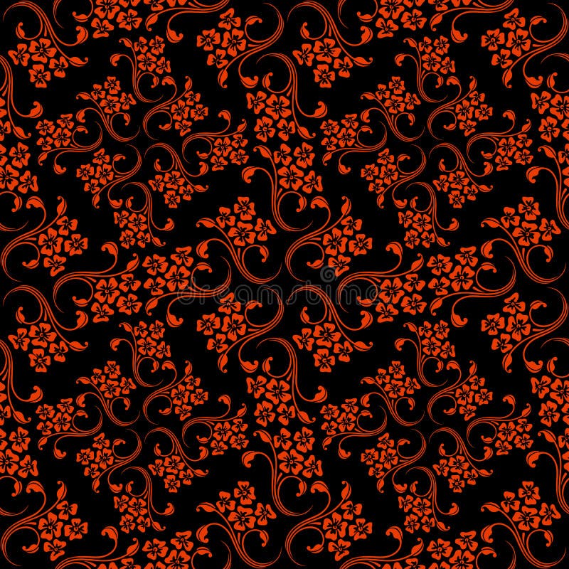 Vector Seamless Background. Stock Vector - Illustration of decorative ...