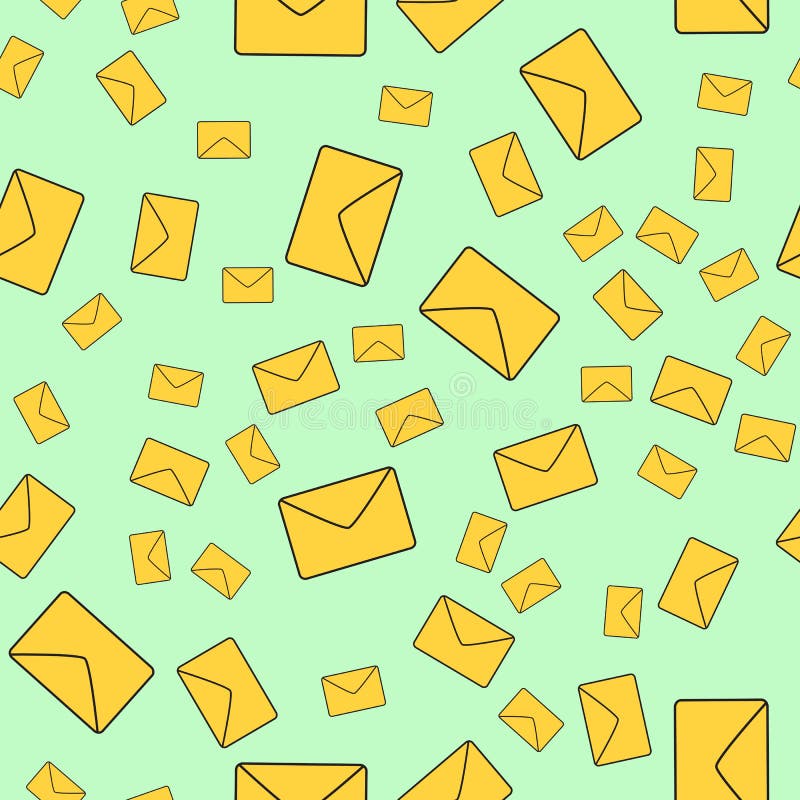 Background of envelopes stock illustration. Illustration of open - 30079321