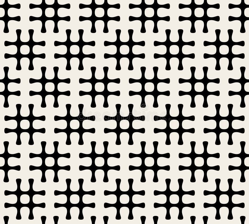 Vector Seamless Black and White Hashtag Pattern Stock Vector ...