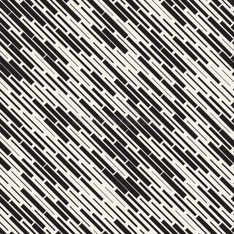 Vector Seamless Black and White Irregular Dash Rectangles Grid Pattern ...
