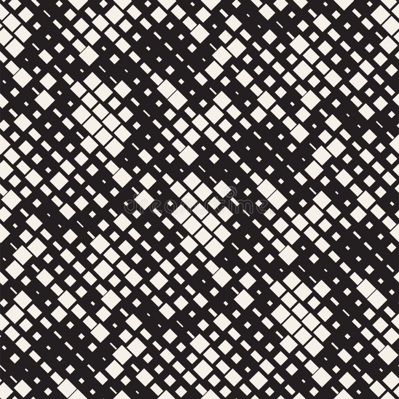 Vector Seamless Black and White Irregular Dash Rectangles Grid Pattern ...
