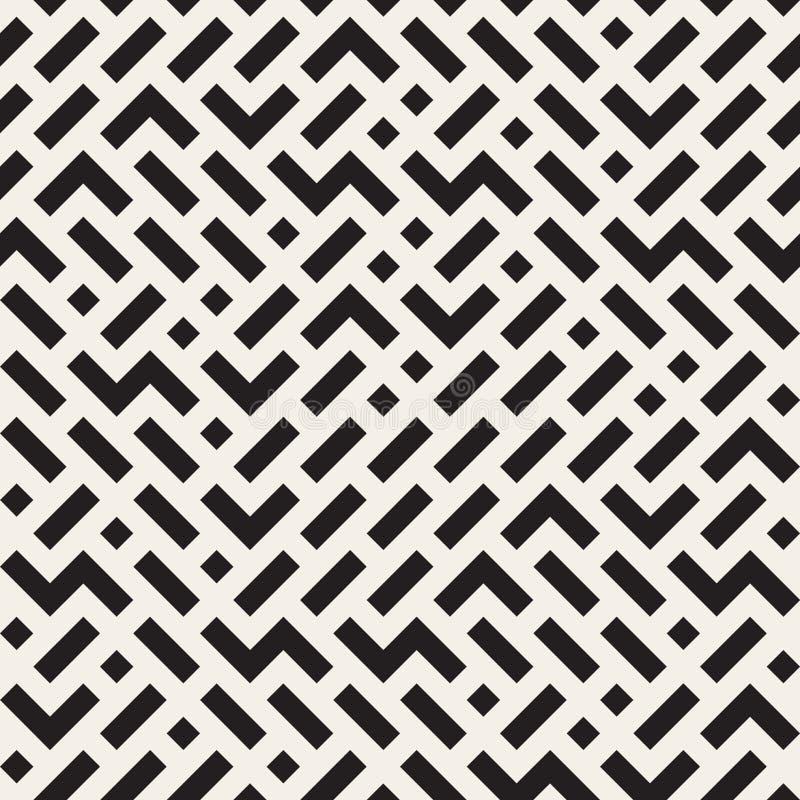 Vector Seamless Black and White Irregular Jumble Geometric Shapes ...