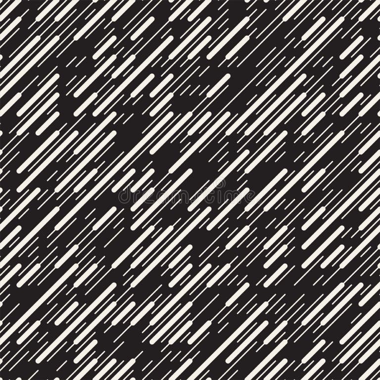 Vector Seamless Irregular Lines Grid Pattern. Trendy Monochrome Texture ...