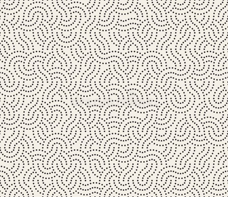 Vector Seamless Black and White Jumble Circles Subtle Perforation ...