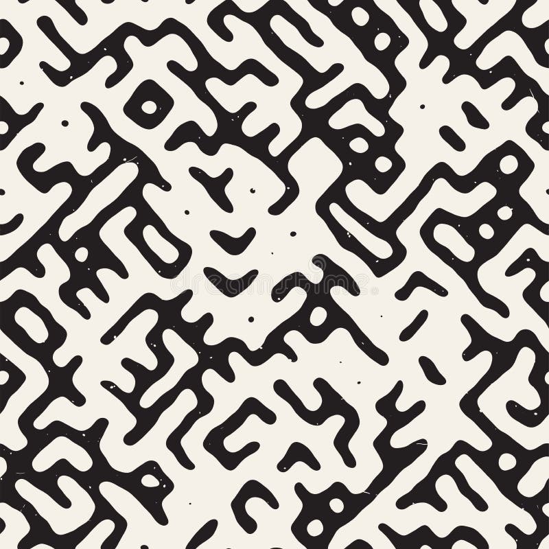 SET 50 Freehand Maze Lines I Stock Illustration - Illustration of ...