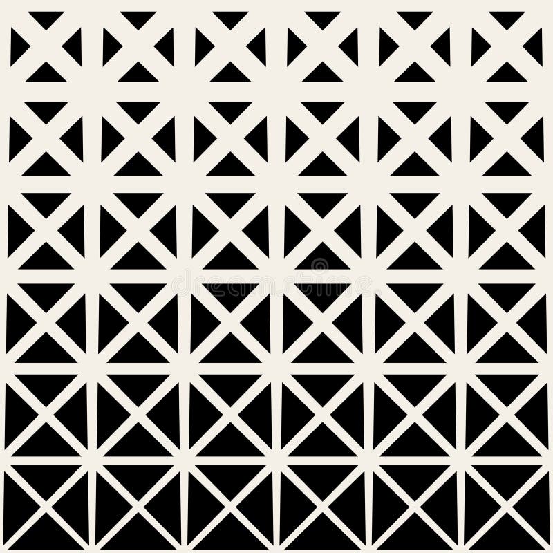 Vector Seamless Black and White Triangle Grid Halftone Pattern Stock ... Vector Seamless Black and White Triangle Grid Halftone Pattern Stock ...