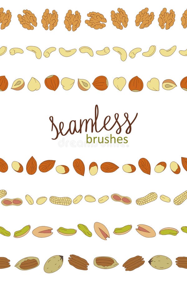 Cashew Horizontal Seamless Border Stock Illustrations – 9 Cashew ...