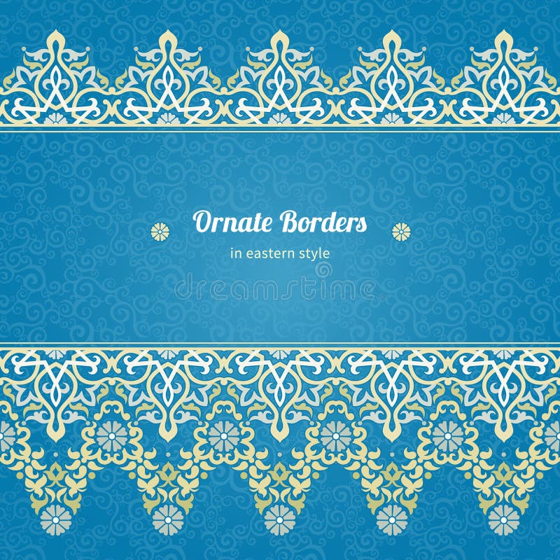Blue Scroll Border Design Stock Illustrations – 5,480 Blue Scroll ...