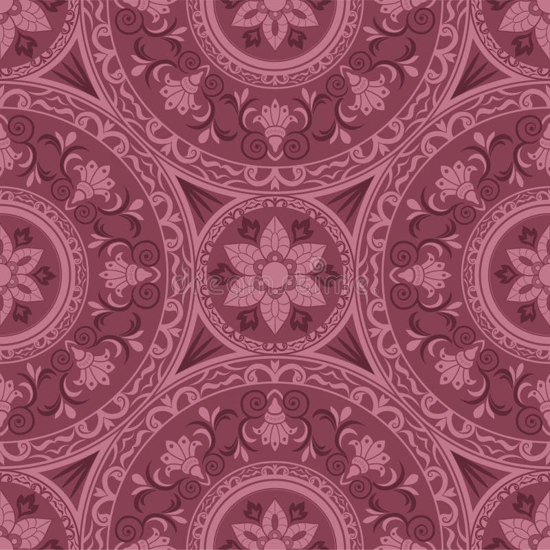 Vector Seamless Border in Victorian Style Stock Vector - Illustration ...