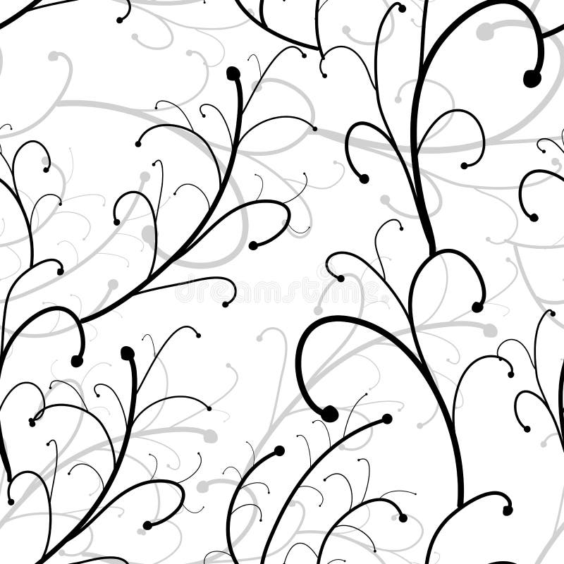 Branch pattern stock vector. Illustration of nature, garden - 30670546