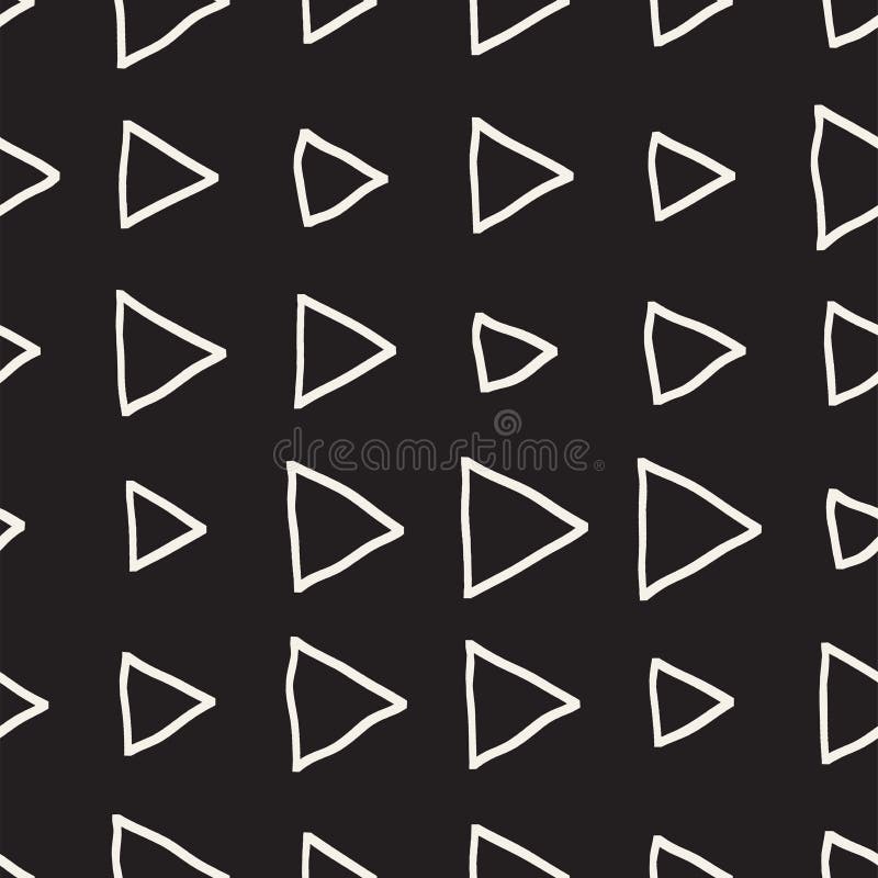 Vector Seamless Childlike Pattern. Abstract Background with Brush Lines ...