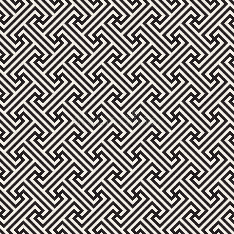 Chinese geometric pattern stock vector. Illustration of black - 12572625