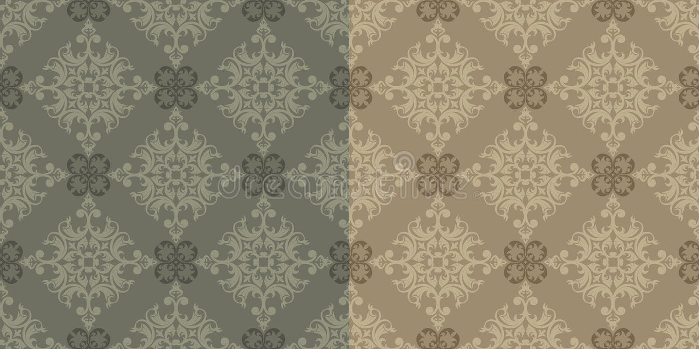 Classicism Seamless Wallpaper Stock Illustrations – 231 Classicism ...