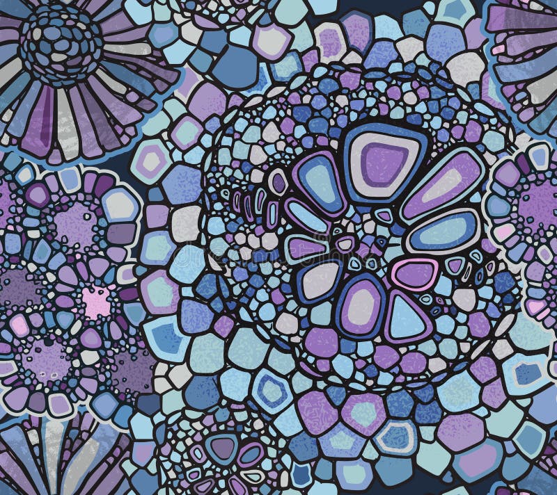 Vector Seamless Colorful Abstract Organic Pattern. Abstract Background ...