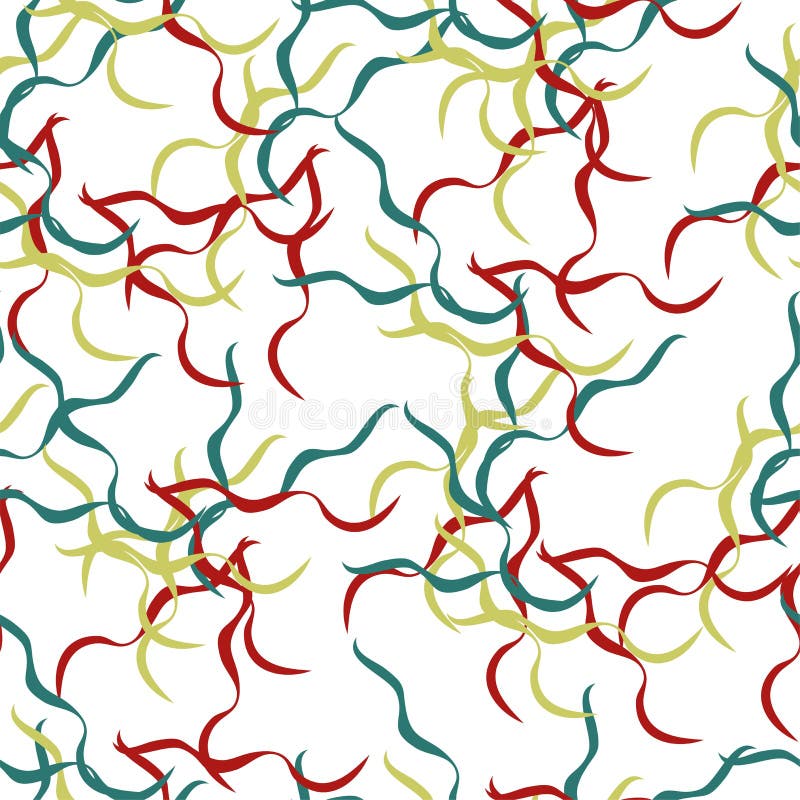 Vector Seamless Colorful Overlapping Color Lines Pattern Background ...