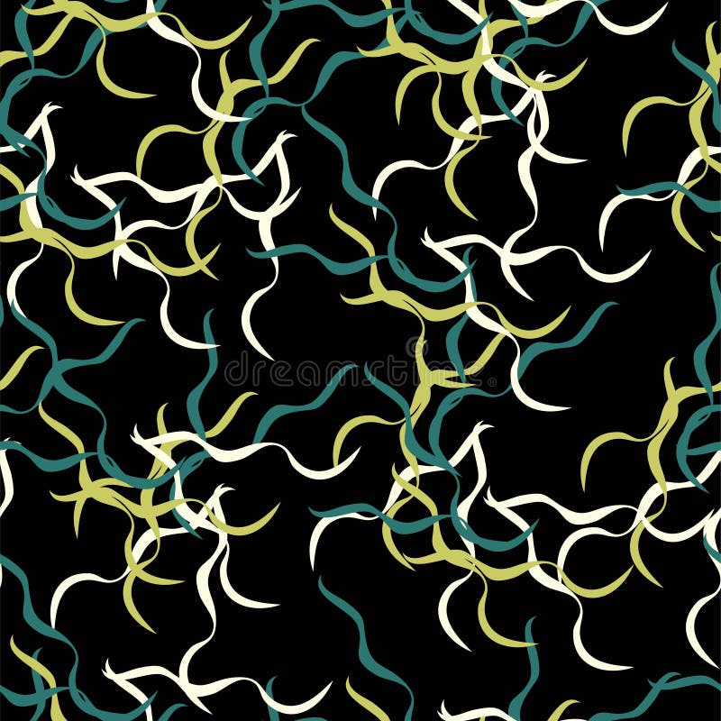 Vector Seamless Colorful Overlapping Color Lines Pattern Background ...