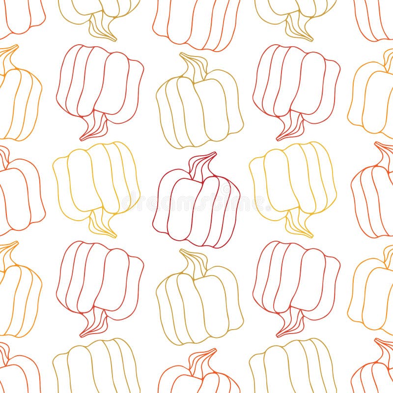 Vector Seamless Colorful Pattern of Lined Autumn Decorative Abstract ...