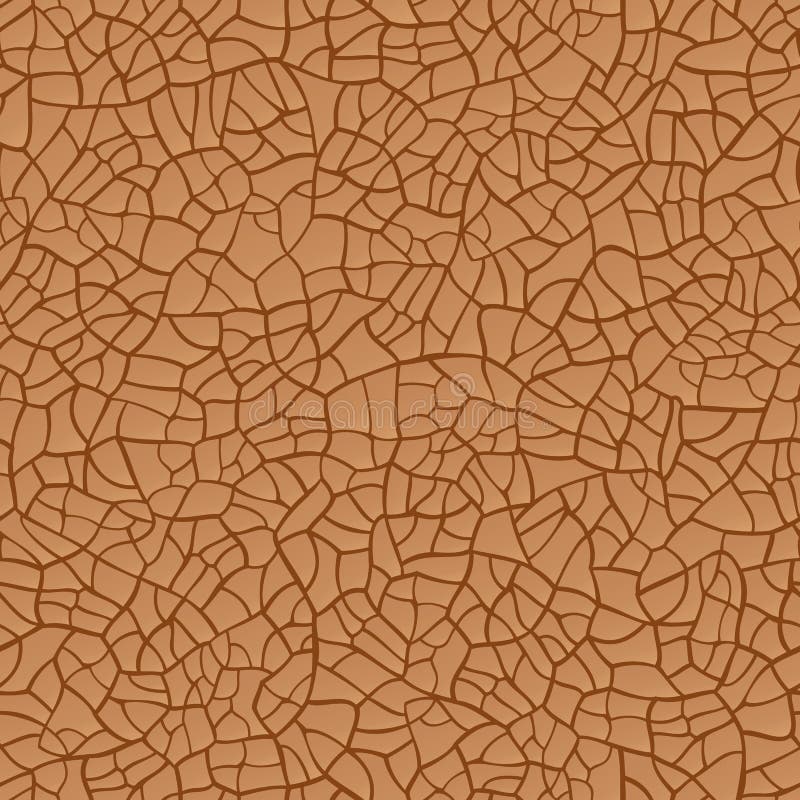 Vector Seamless Cracked Texture Stock Vector - Illustration of dead ...