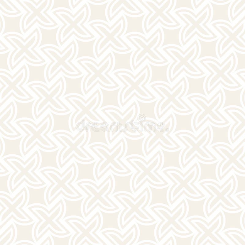 Vector Seamless Cross Tiling Pattern. Modern Stylish Geometric Texture ...