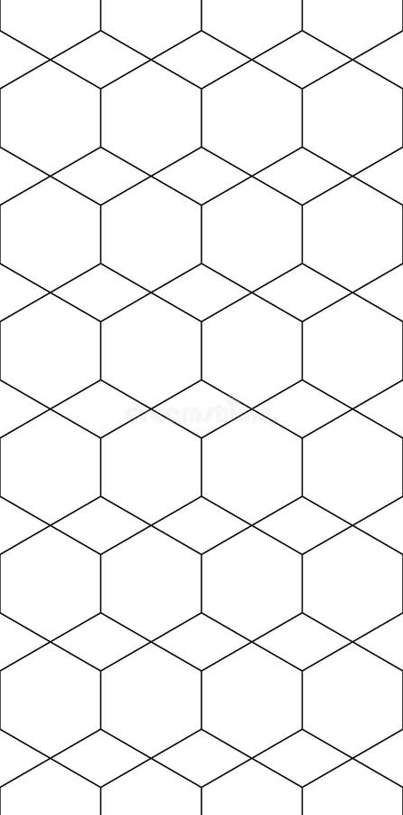 Vector Seamless Cubic Hexagon Pattern. Abstract Geometric Low Poly ...