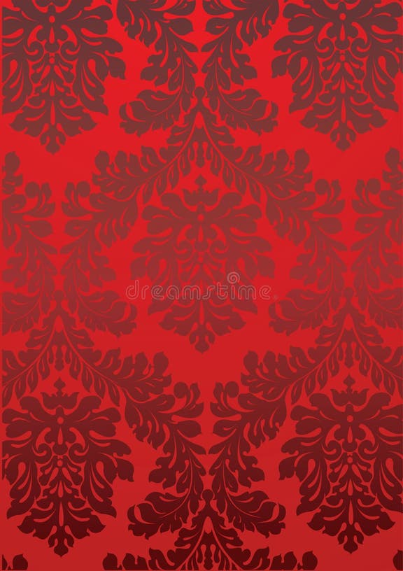 Vector. Seamless Damask Pattern Stock Vector - Illustration of tiled ...