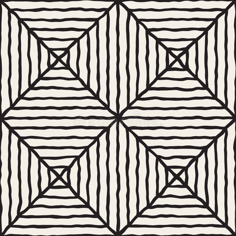 Vector Seamless Diagonal Lines Grid Pattern Stock Vector - Illustration ...