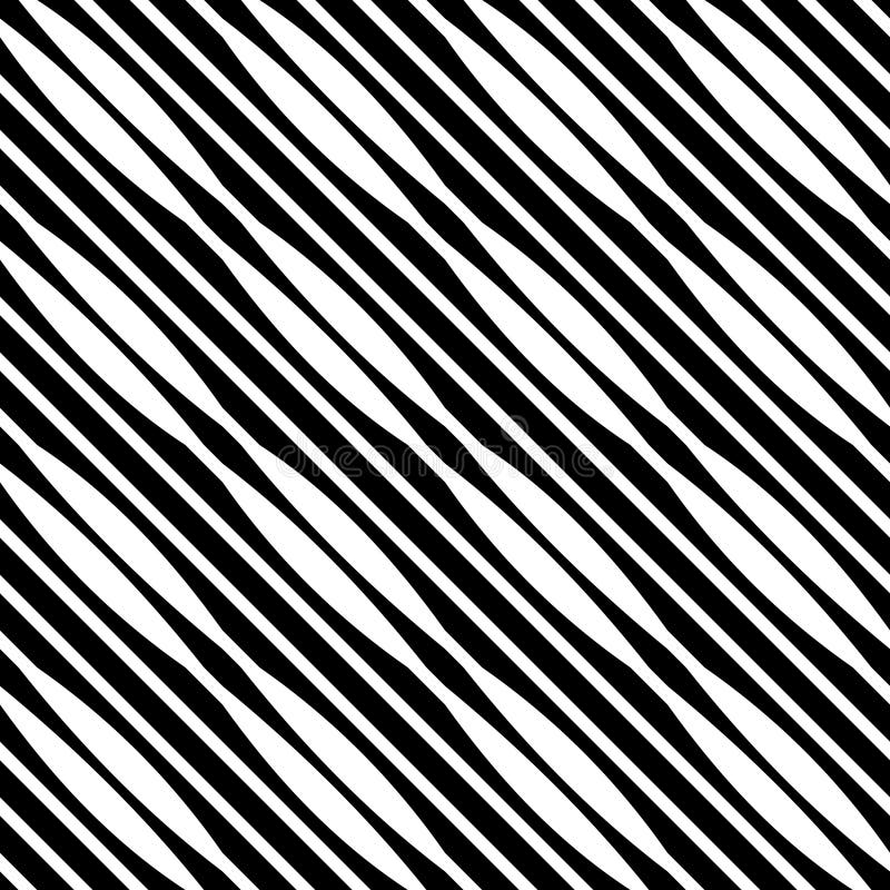 Vector Seamless Diagonal Lines Pattern Black and White. Abstract ...