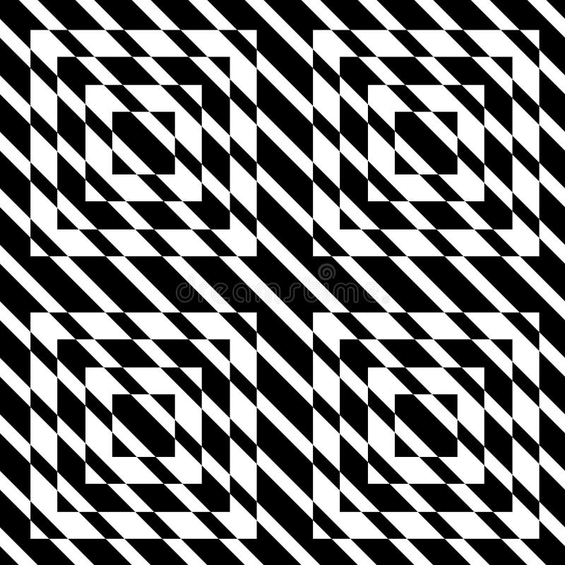 Vector Seamless Diagonal Lines Pattern Black and White. Abstract ...
