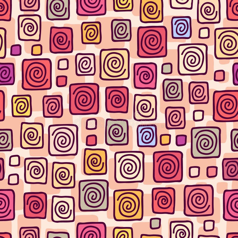 Vector Seamless Doodle Pattern Stock Vector - Illustration of kids ...