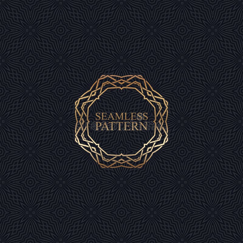 Vector Seamless Elegant Pattern Stock Vector - Illustration of pattern ...