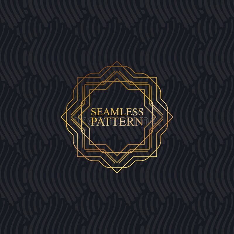 Vector Seamless Elegant Pattern Stock Vector - Illustration of carving ...