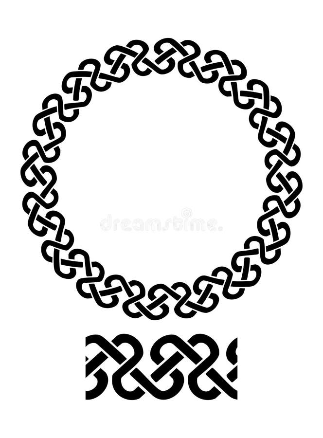 Vector Seamless Fancy Design Border Stock Vector - Illustration of ...