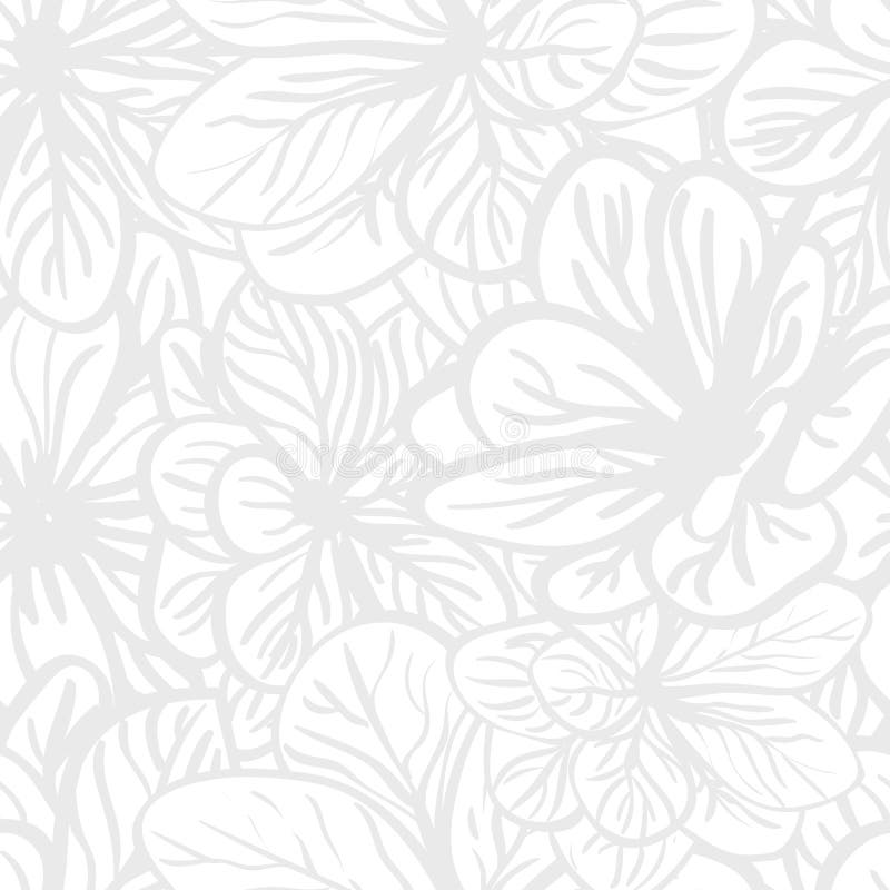 Vector Seamless Floral Pattern Stock Vector - Illustration of ...