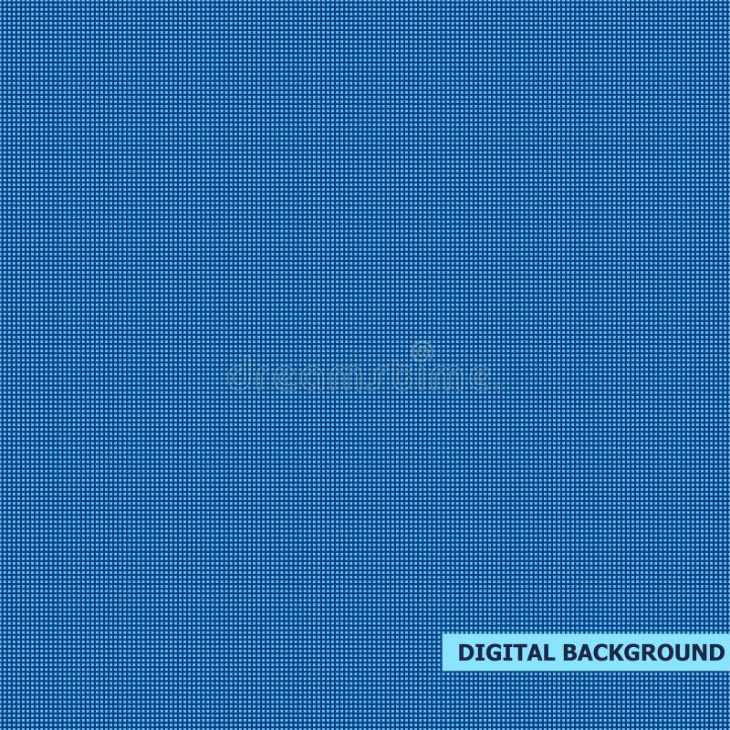 Vector Seamless Geometric Dotted Pattern. Blue Abstract Digital ...