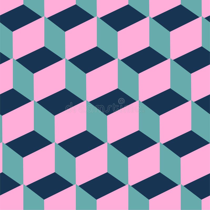 Geometric Vector Seamless Fashion Pattern Stock Illustrations – 640,663 ...