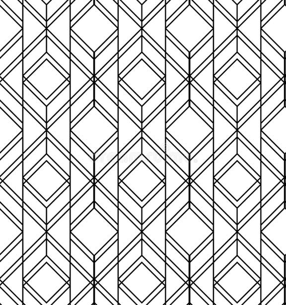 Vector Seamless Geometric Pattern Stock Vector - Illustration of arabic ...