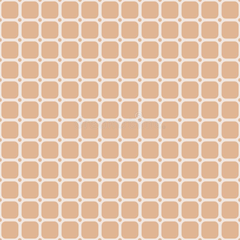 Vector Seamless Geometric Pattern. Beige Decorative Tile Unusual ...