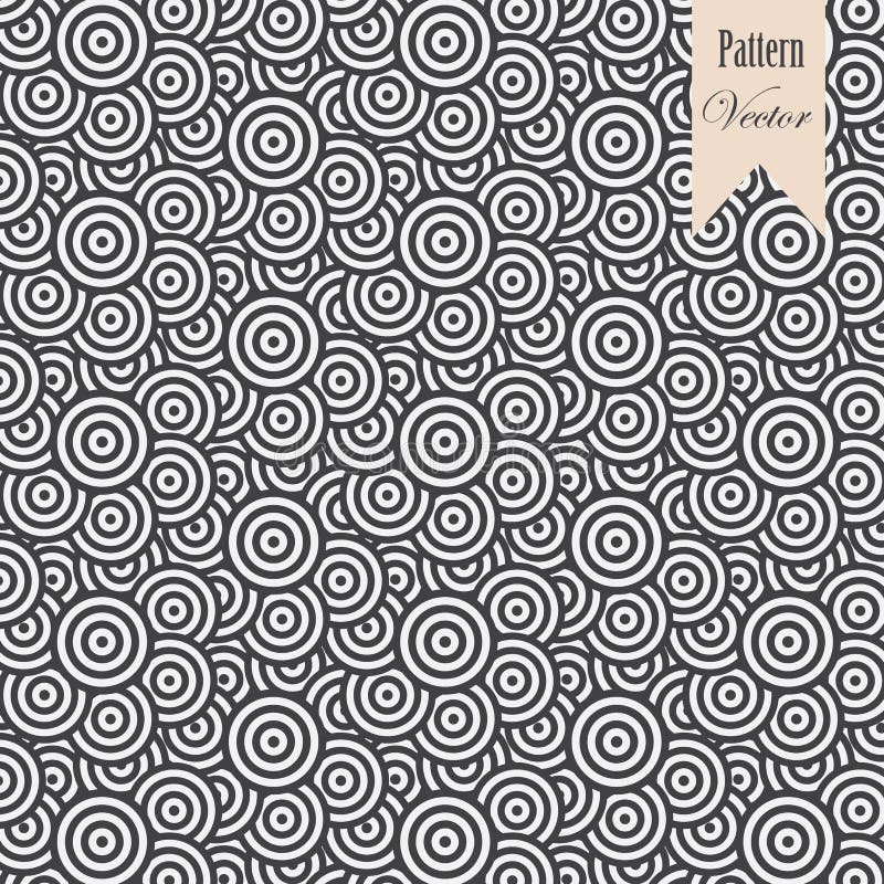 Vector Seamless Geometric Pattern Composed with Circles and Lines ...